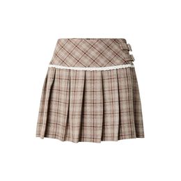 Miss Selfridge Rock Damen Gr&ouml;&szlig;e 34 brokat / mokka / schwarz / wei&szlig;