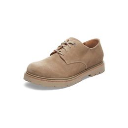 Birkenstock Halbschuhe 'Highwood Lace Low Suede Leather' Damen Gr&ouml;&szlig;e 44 beige