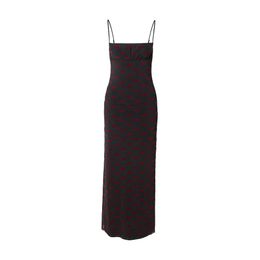 Motel Kleid 'Darsih' Damen Größe 42 dunkelrot / schwarz Winterkleid