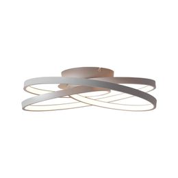 Brilliant Lampe Labyrinth LED Deckenleuchte 40cm grau 1x 42W LED integriert (SMD), (4775lm, 3000K) Energiesparend und langlebig durch LED-Einsatz