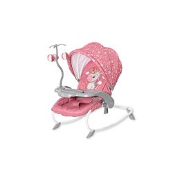 Lorelli Baby Rocker, Babywippe DREAM TIME Mobile, Tisch, Sonnendach, verstellbar pink