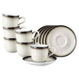 Seltmann Weiden Espressotassen mit Untertassen Terra 0,09 l 6er Set