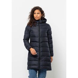 Daunenmantel Jack Wolfskin "LENAUPLATZ COAT W", Damen, Gr. XS (34), blau (night, blau), OBERSTOFF 100% POLYAMID FUTTER 100% POLYESTER 1. FÜLLUNG 90% ENTENDAUNEN, 10% FEDER, 2. FÜLLUNG 100% POLYESTER, Mäntel