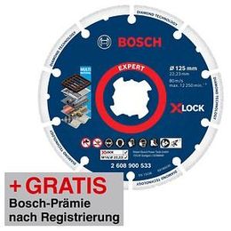 AKTION: Bosch Trennscheibe EXPERT Diamond Metal Wheel X-LOCK mit Prämie nach Registrierung