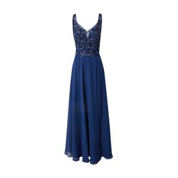 UNIQUE Kleid Damen Größe 42 dunkelblau Winterkleid