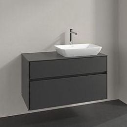 Villeroy & Boch Villeroy und Boch Collaro Waschtischunterschrank C11100VR 100x54,8x50cm, Waschtisch rechts, graphite