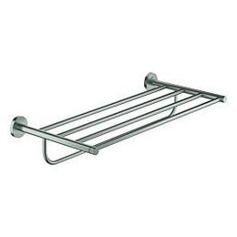 Grohe Essentials Multi-Badetuchhalter 40800DC1 supersteel, verdeckte Befestigung