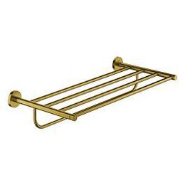 Grohe Essentials Multi-Badetuchhalter 40800GN1 55cm, verdeckte Befestigung, cool sunrise gebürstet