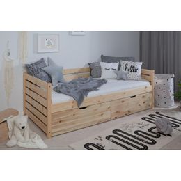 Ticaa Sofabett Naomi inkl. 2x Schubk&auml;sten, 90x200
