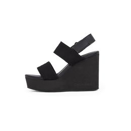 Calvin Klein Jeans Sandale Damen Größe 41 schwarz