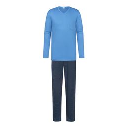 Mey Long Pajamas male Blue size XL