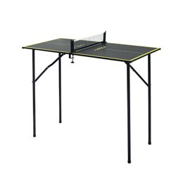 Joola Tischtennisplatte MINI inkl. Tischtennisnetz, klappbar, klein, 90 cm x 45 cm x 76 cm, dark-grey