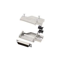 Encitech Connectors D-Sub-Steckverbindersatz, DB-25 Stecker, Gel&ouml;tet, Stahl - 6355-0065-03