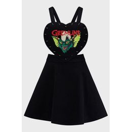 Killstar Gremlins - Stripe Pinafore Dress Kurzes Kleid schwarz in XXL KSRA011370
