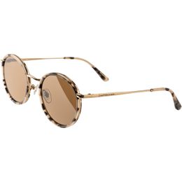 Kapten & Son Kapten & Son Sonnenbrille 'Amsterdam Sand Tortoise Brown' Herren Gr&ouml;&szlig;e one size beige / braunmeliert / gold