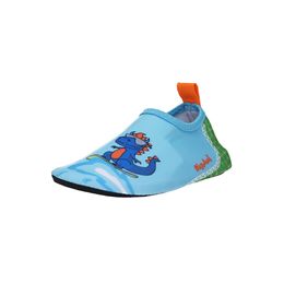 Playshoes Badeschuh Jungen Gr&ouml;&szlig;e 20.5 aqua / royalblau / mandarine / wei&szlig;