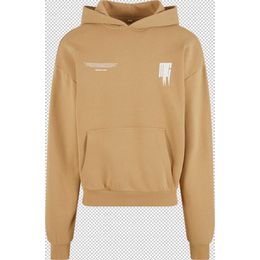 Mj Gonzales Sweatshirt 'METAMORPHOSE V.2' Herren Gr&ouml;&szlig;e M dunkelbeige / lila / wei&szlig;