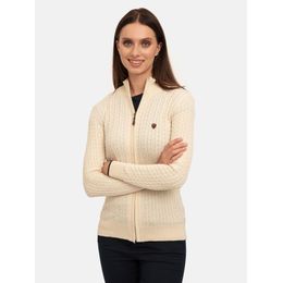 Jacey Quinn Strickjacke Damen Gr&ouml;&szlig;e S ecru