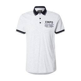 CMPD Poloshirt Herren Gr&ouml;&szlig;e S nachtblau / wei&szlig;meliert