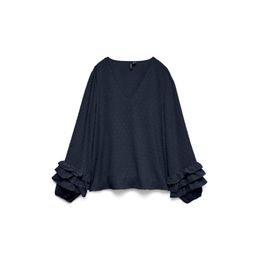 V&eacute;ro Moda Vero Moda Bluse 'VMSTinna' Damen Gr&ouml;&szlig;e S navy
