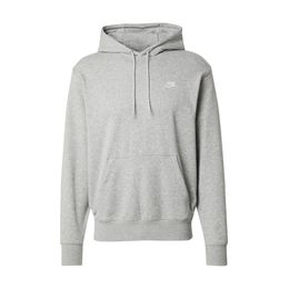 Nike Sportswear Sweatshirt 'Club Fleece' Herren Gr&ouml;&szlig;e XS graumeliert / wei&szlig;