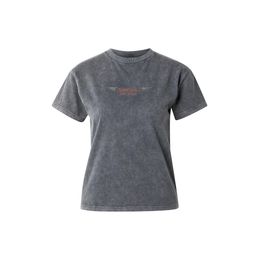 Topshop T-Shirt 'Austin' Damen Gr&ouml;&szlig;e XXS/XS dunkelgrau / karminrot