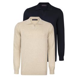 Felix Hardy Pullover Herren Gr&ouml;&szlig;e M beige / nachtblau