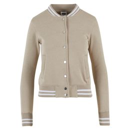Urban Classics Sweatjacke Damen Gr&ouml;&szlig;e 5XL beige / wei&szlig;