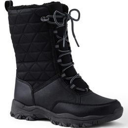 LANDS' END Schneestiefel SQUALL, Damen,  Schwarz, Gummi/Polyurethan, by Lands' End
