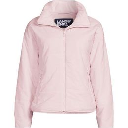 LANDS' END Leichte verstaubare Steppjacke, Damen,  Weiß, Nylon-Mischung, by Lands' End