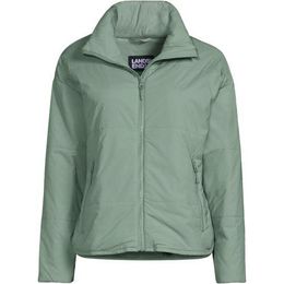LANDS' END Leichte verstaubare Steppjacke, Damen,  Grün, Nylon-Mischung, by Lands' End
