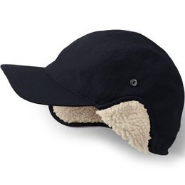 LANDS' END Baseballkappe Squall mit Teddyfutter, Herren,  Schwarz, Nylon, by Lands' End