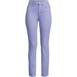 LANDS' END Slim Fit &Ouml;ko Jeans High Waist, Damen,  Lila, Elasthan/Baumwoll-Mischung/Polyester-Mischung, by Lands' End