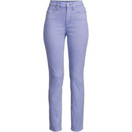 LANDS' END Slim Fit &Ouml;ko Jeans High Waist, Damen,  Lila, Elasthan/Baumwoll-Mischung/Polyester-Mischung, by Lands' End