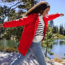 LANDS' END Wasserdichter Parka SQUALL, Damen,  Rot, Nylon, by Lands' End