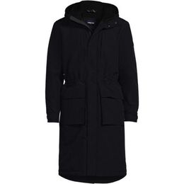 LANDS' END Stadionmantel SQUALL, Herren,  Schwarz, Nylon, by Lands' End