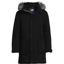 LANDS' END EXPEDITIONS Daunenparka, Herren,  Schwarz, Polyester, by Lands' End