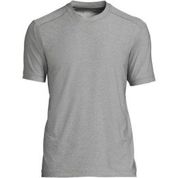 LANDS' END Kurzarm-Badeshirt, Herren,  Grau, by Lands' End