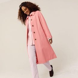 LANDS' END Wasserabweisender Mantel, Damen,  Pink, Polyester, by Lands' End