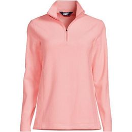 LANDS' END Anyweather&trade; Fleece-Pullover mit Rei&szlig;verschluss, Damen,  Pink, Polyester, by Lands' End