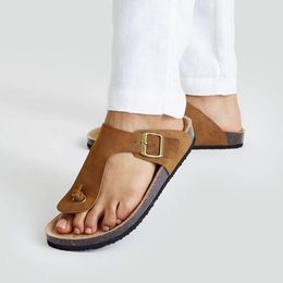 LANDS' END Zehentrenner-Sandalen, Damen,  Braun, by Lands' End