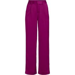 LANDS' END Satinhose mit weitem Bein, Damen,  Pink, Polyester, by Lands' End