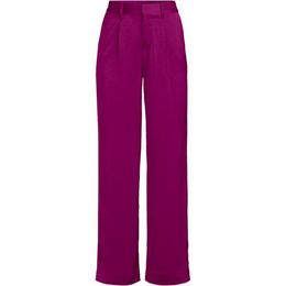 LANDS' END Satinhose mit weitem Bein, Damen,  Pink, Polyester, by Lands' End