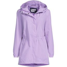 LANDS' END Wasserdichte Regenjacke SQUALL mit Packfach, Damen,  Lila, Polyester, by Lands' End