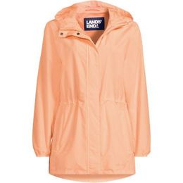 LANDS' END Wasserdichte Regenjacke SQUALL mit Packfach, Damen,  Orange, Polyester, by Lands' End
