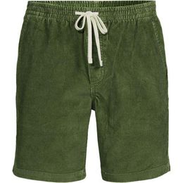 LANDS' END Chino-Shorts mit Dehnbund, Herren,  Gr&uuml;n, Baumwolle/Elasthan/Leinen, by Lands' End