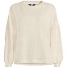 LANDS' END Leichtes Sweatshirt, Damen,  Wei&szlig;, by Lands' End