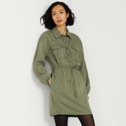 LANDS' END Utility-Kleid, Damen,  Gr&uuml;n, Baumwolle/Lyocell (Viskose), by Lands' End