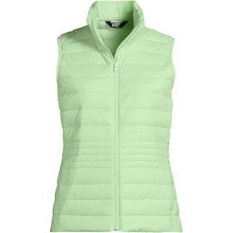 LANDS' END Daunenweste WANDERWEIGHT Verstaubar Ultraleicht, Damen,  Gr&uuml;n, Nylon, by Lands' End
