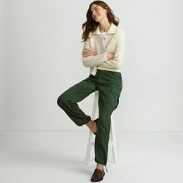 LANDS' END Cargohose aus Lyocell-Mix, Damen,  Gr&uuml;n, Baumwoll-Mischung, by Lands' End